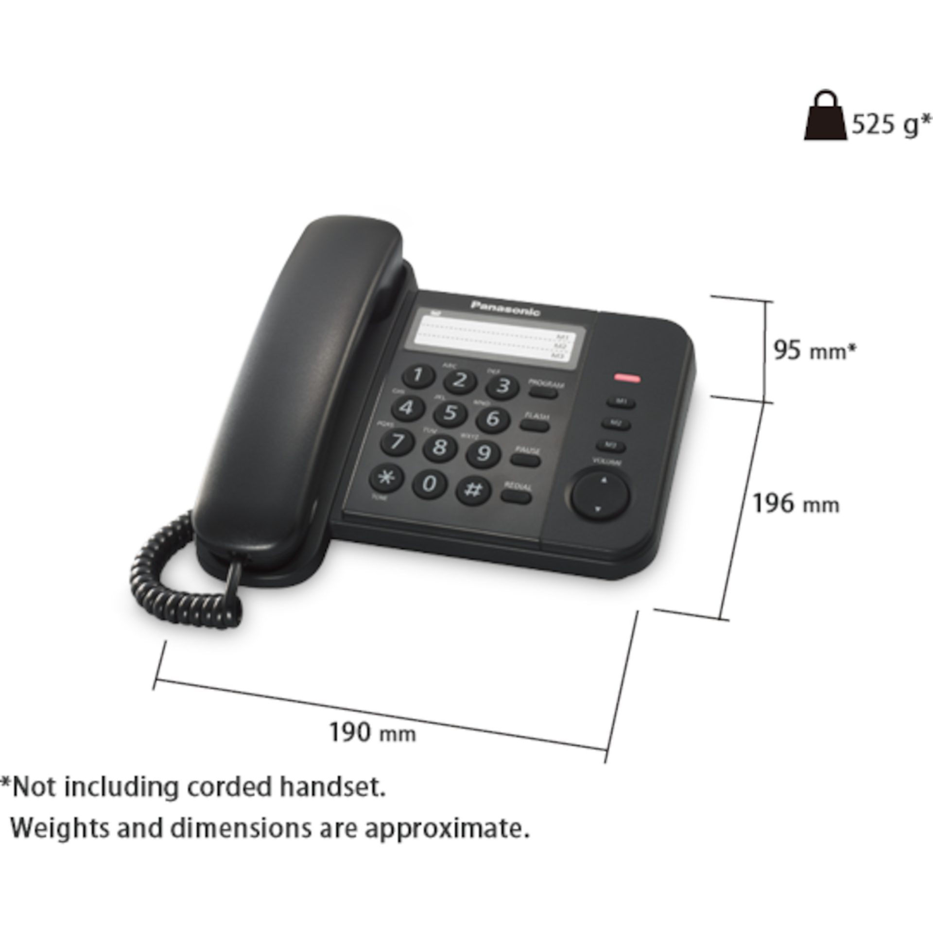 Panasonic KX-TS520 sistem telefonic integrat (apelare directă cu un ...